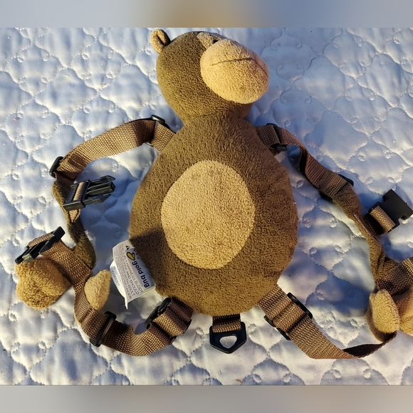 Toys | Travel Bug Child Safety Harness Monkey Plush Brown Cute By Gold ...